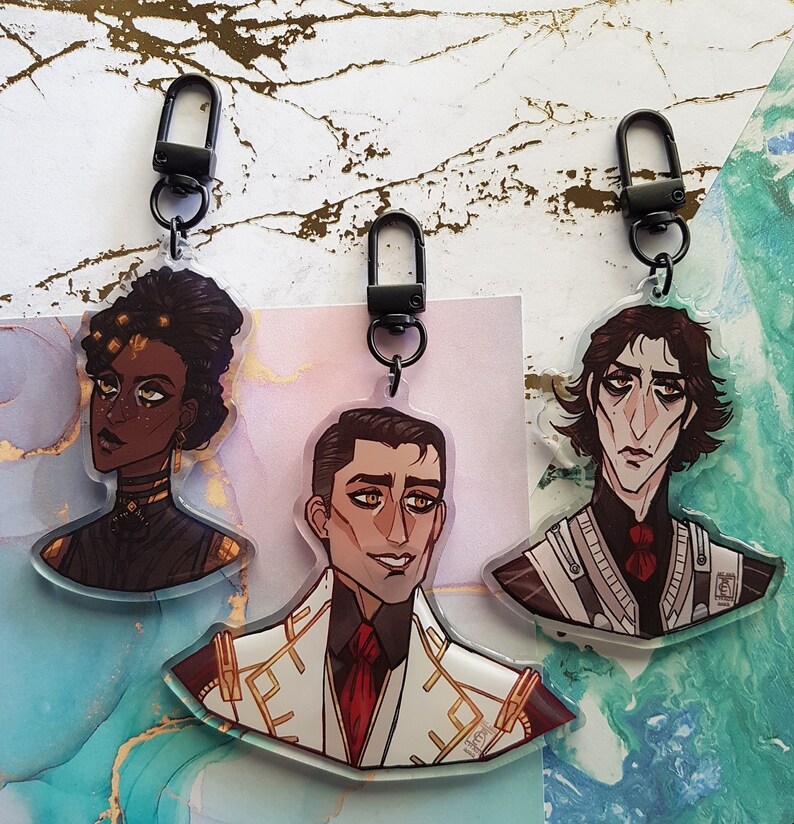 Arcane Charms Arcane Fanart Acrylic Epoxy Keychain Charms - Etsy