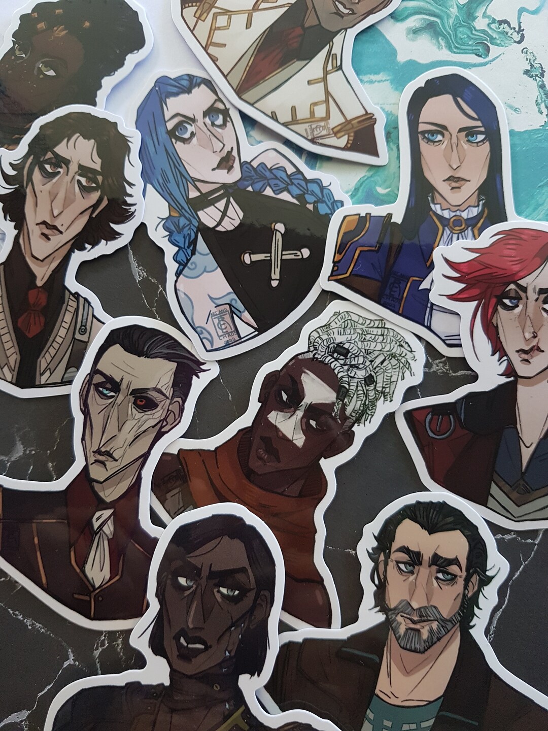 Arcane Fanart Stickers Arcane Fanart Vinyl Stickers - Etsy