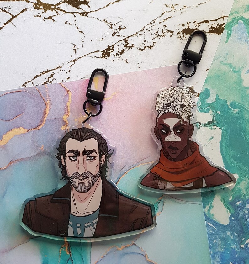 Arcane Charms Arcane Fanart Acrylic Epoxy Keychain Charms - Etsy