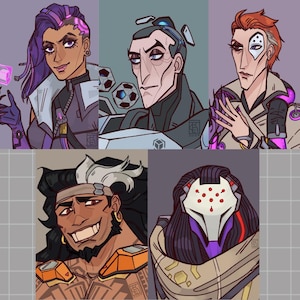 OW2 Fanart Prints & Stickers | Postcard-sized Prints | Holographic ...