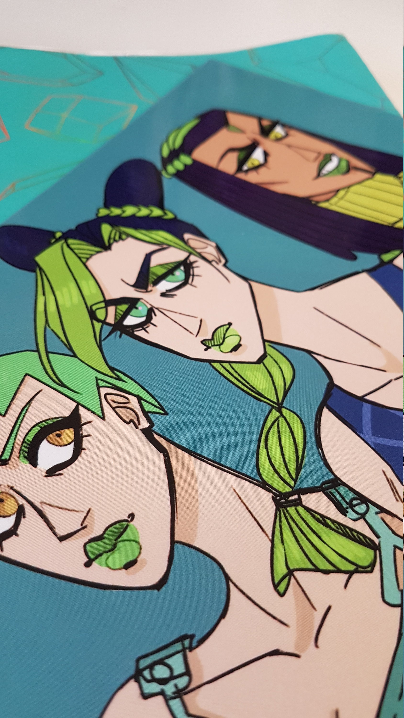 Jolyne Foo Fighters And Ermes Fanart Print Jojos Etsy