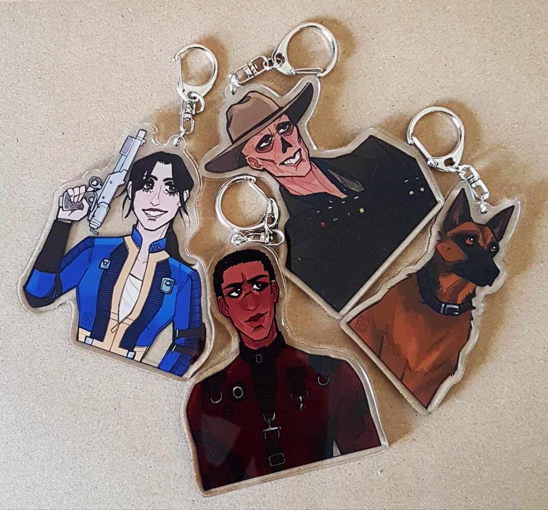 Fallout Fanart Acrylic Charms - Etsy Australia
