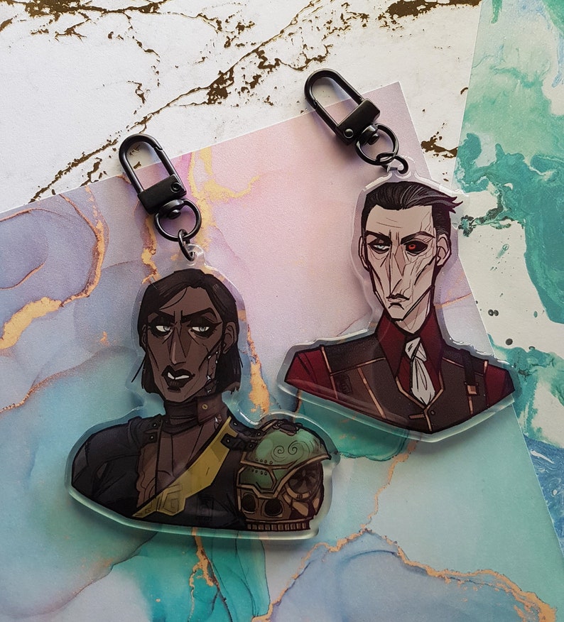 Arcane Charms Arcane Fanart Acrylic Epoxy Keychain Charms - Etsy