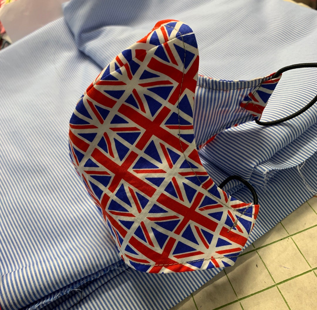 Union Jack Mask - Get Your “brit-on” - Etsy