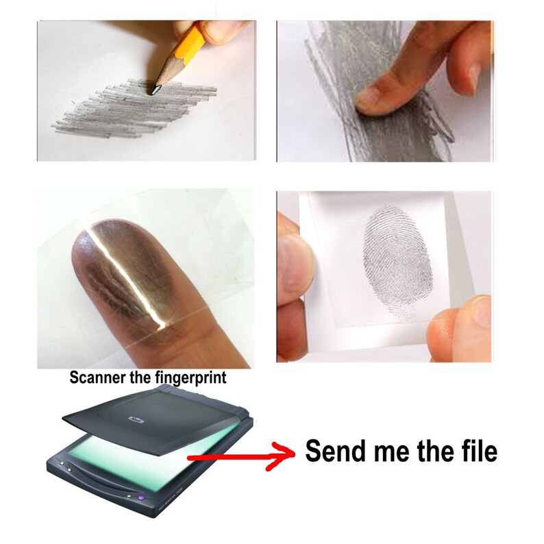 Engraved Custom Fingerprint Sterling Silver Ring With | Etsy