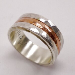 Personalized Text Engagement Sterling Silver Ring With - Etsy