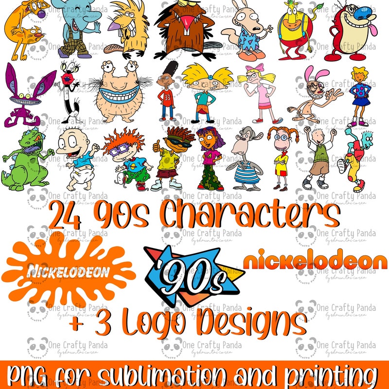 Nickelodeon Stickers - Etsy