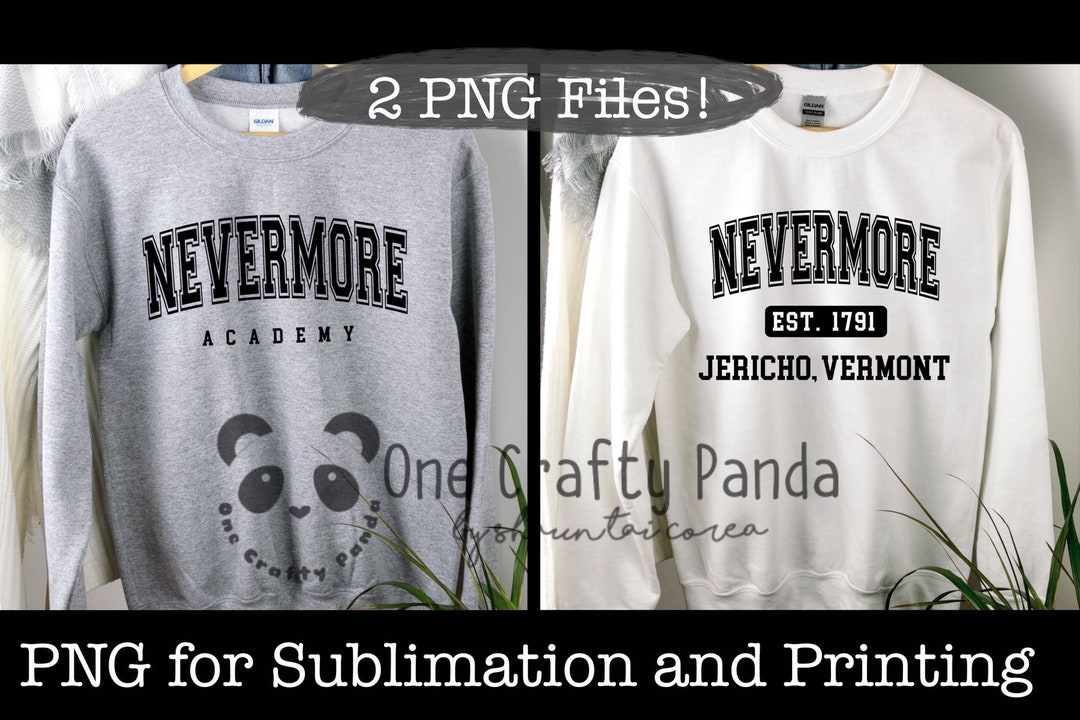 2 Nevermore Academy College Style PNG Files | Wednesday Addams ...