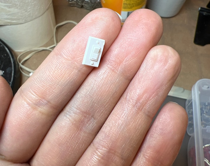 1/12 Scale Dollhouse Miniature Light Switch 2 - Etsy