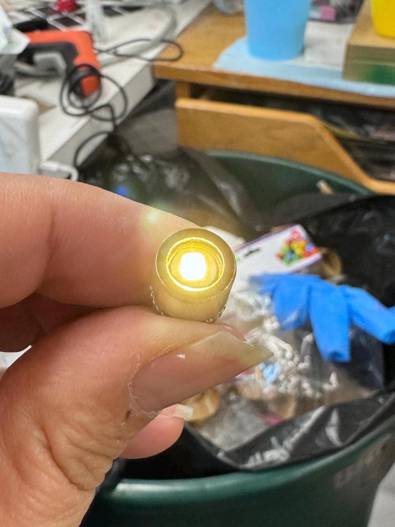 Flat Bottom Tiny Twist Led Battery Light - Etsy