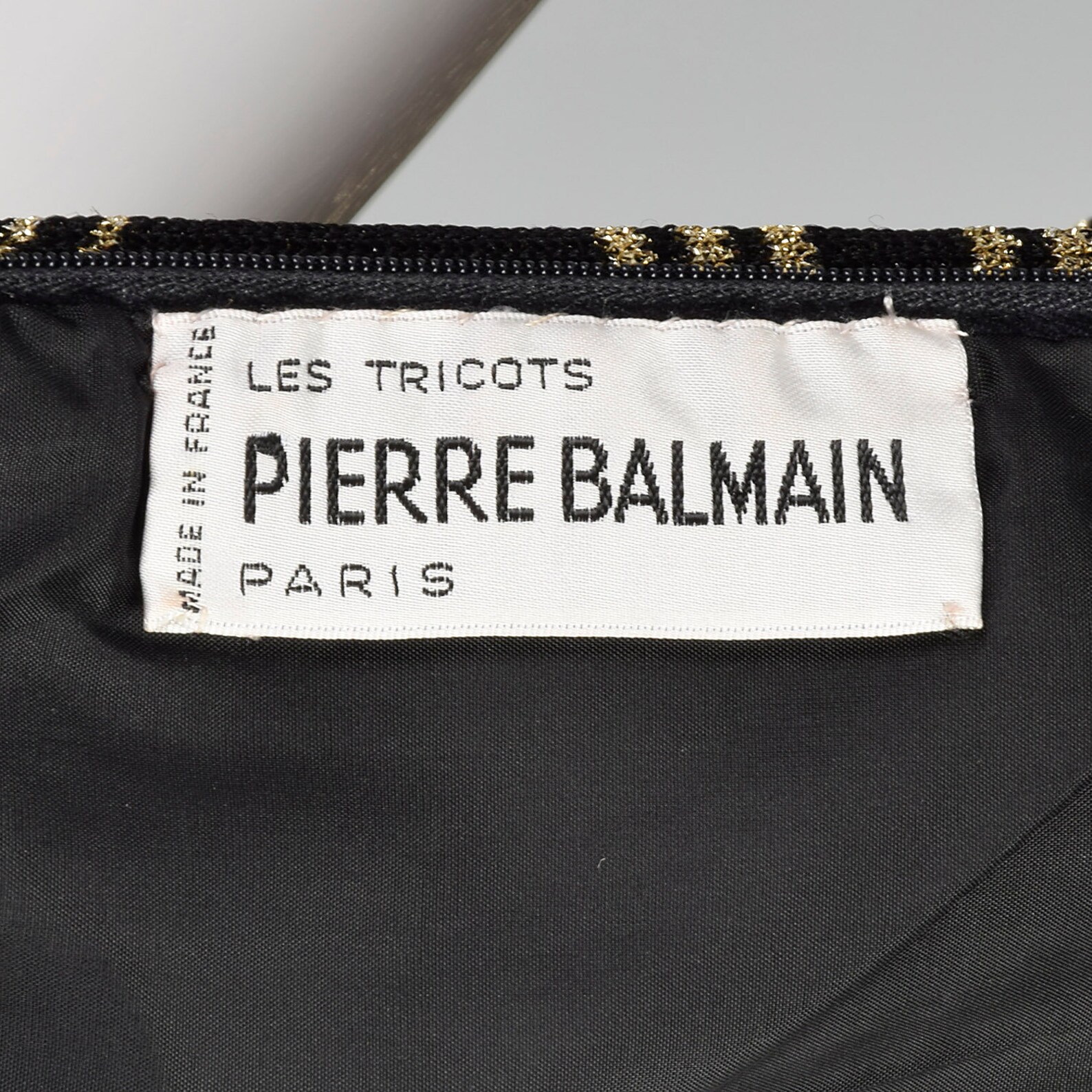 1970s Pierre Balmain Formal Black Maxi Dress With Geometric - Etsy