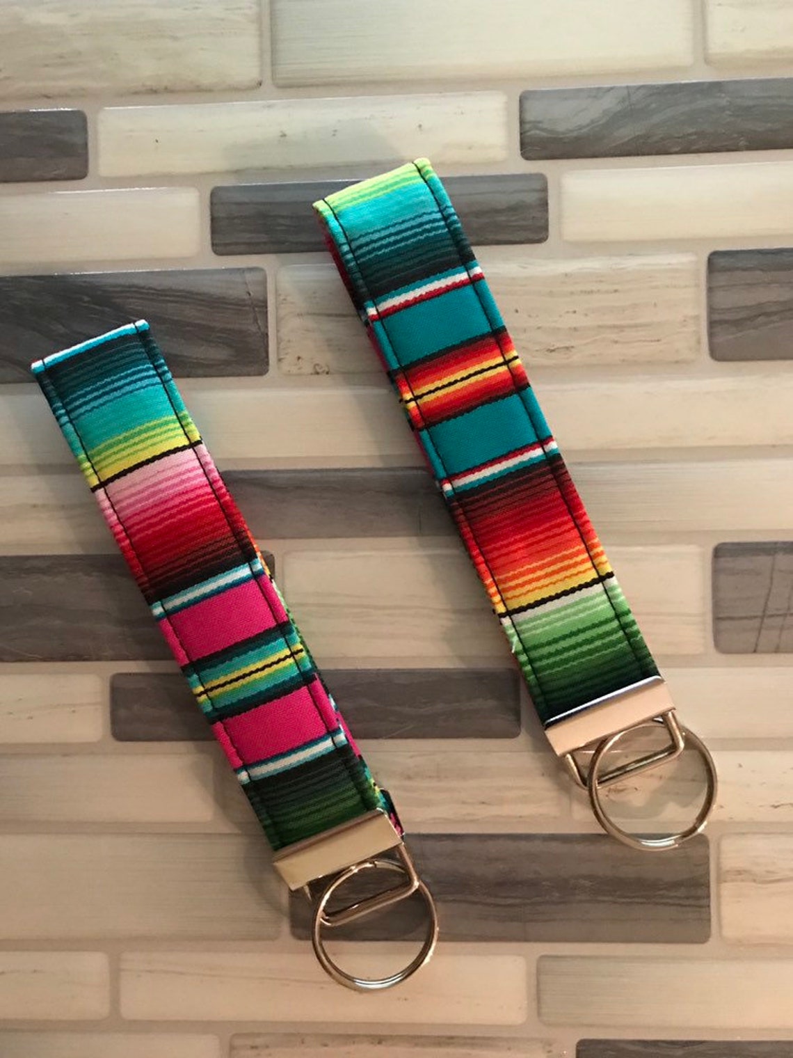 Serape Keychain / Keyfob Handmade Keychain Serape Cotton - Etsy