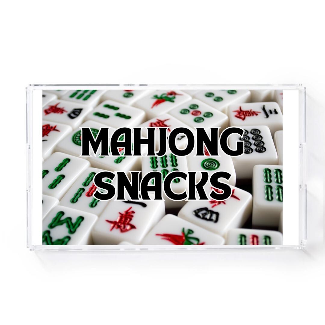 Mahjong Acrylic Serving Tray - Etsy