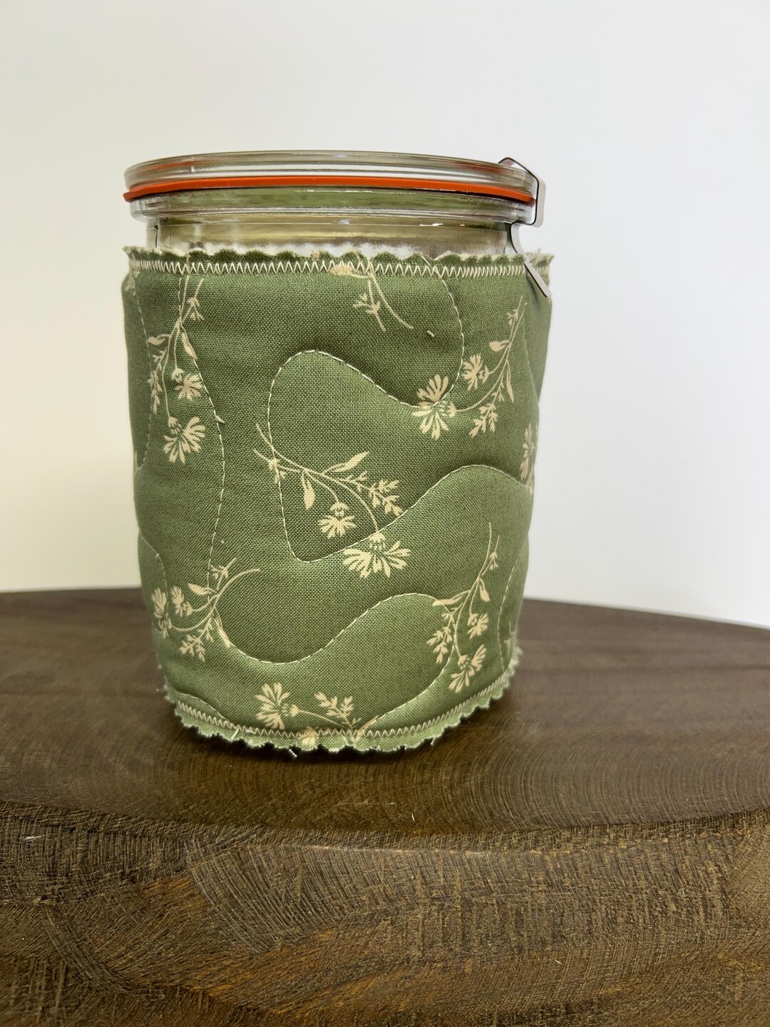 Wrap for Weck 745-sized (1L Tulip) Jar. A Cozy Quilted 4-layer Wrap for ...