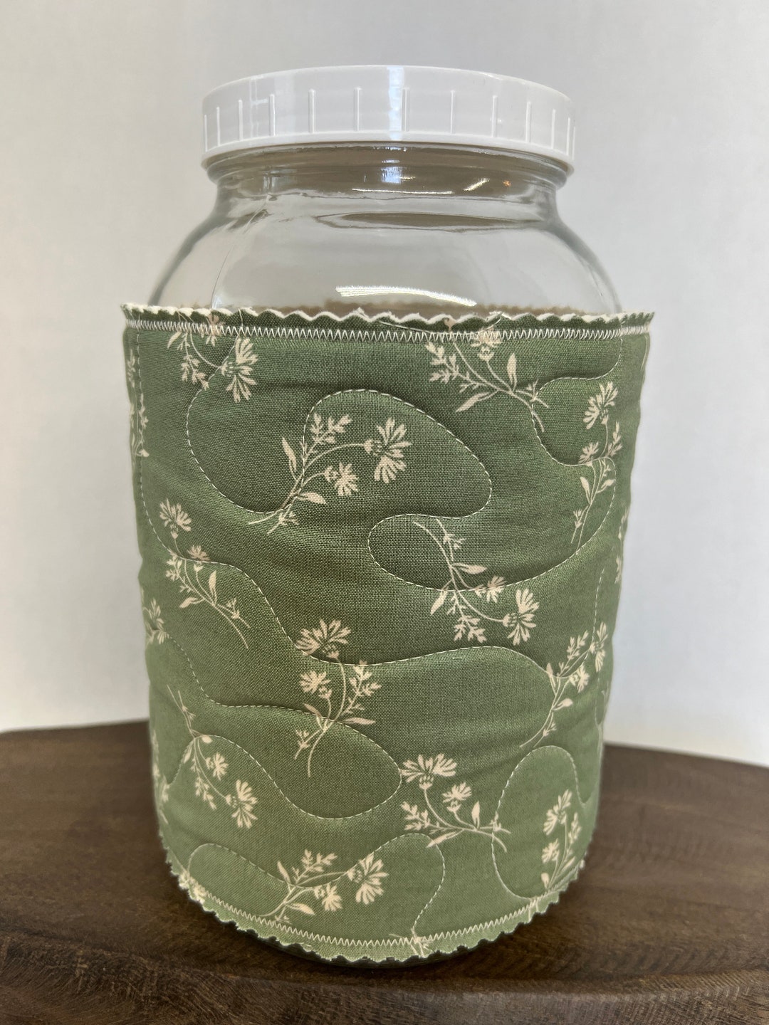 Gallon-sized Jar Wrap. A Cozy Quilted 4-layer Wrap for Your Jar of ...