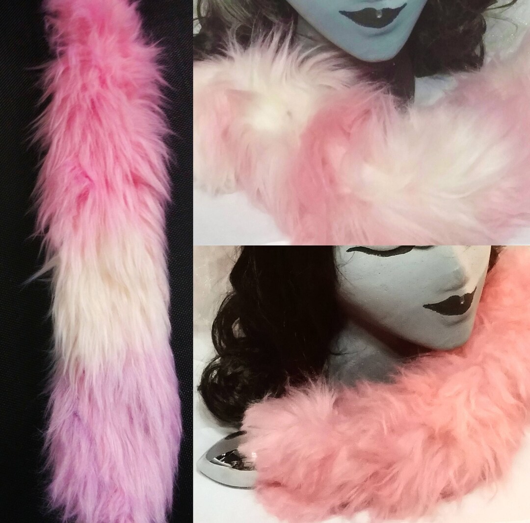 3 Hand-dyed 25 Cat Tails large - Etsy