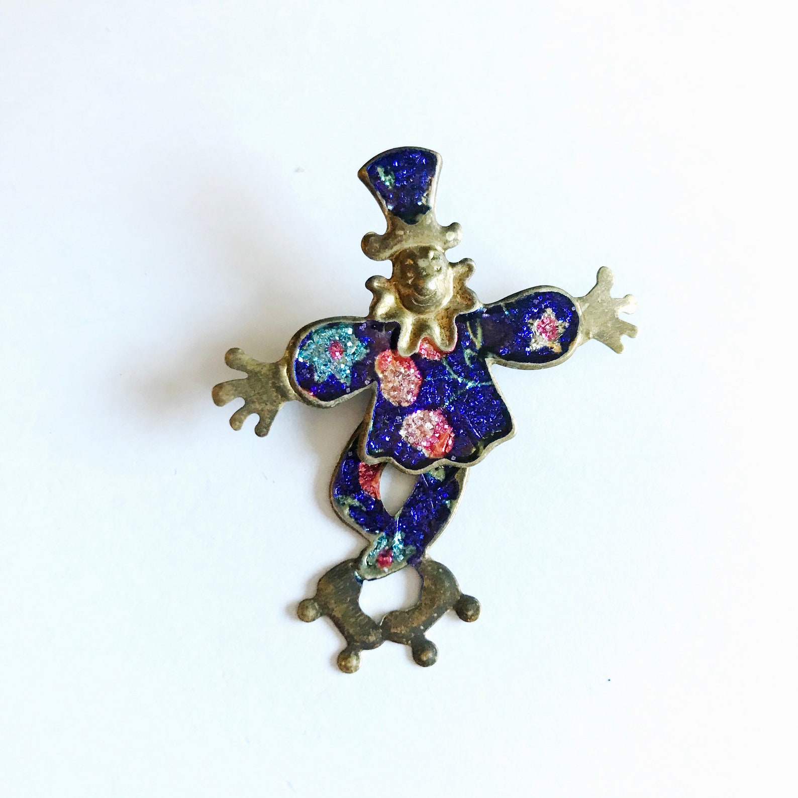 Vintage Clown Brooch Vintage Brooch Fun Brooches Clown Pin | Etsy