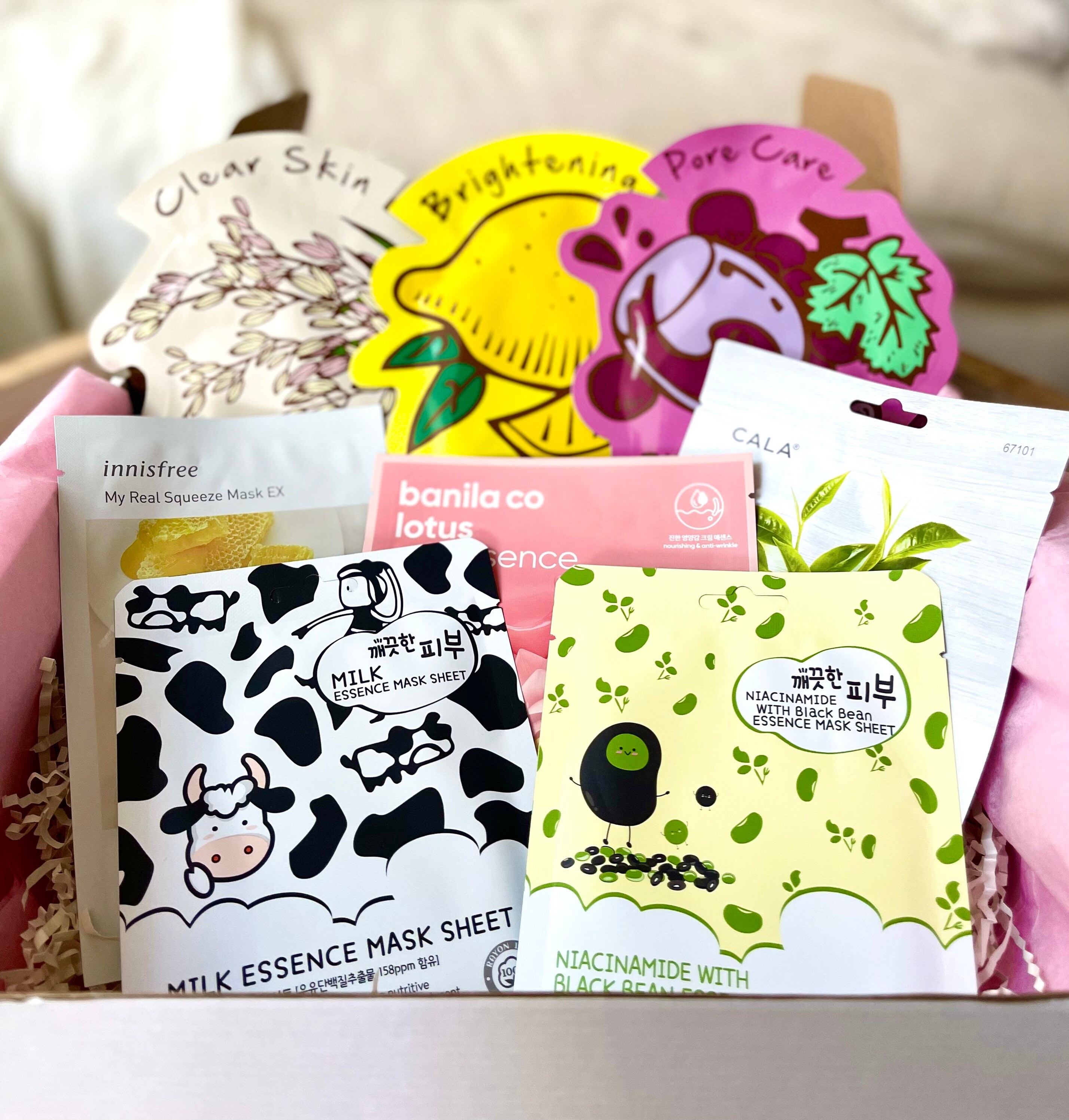 Sheet Mask Gift Kit Face Mask Gift Box Spa Night Gift Box - Etsy