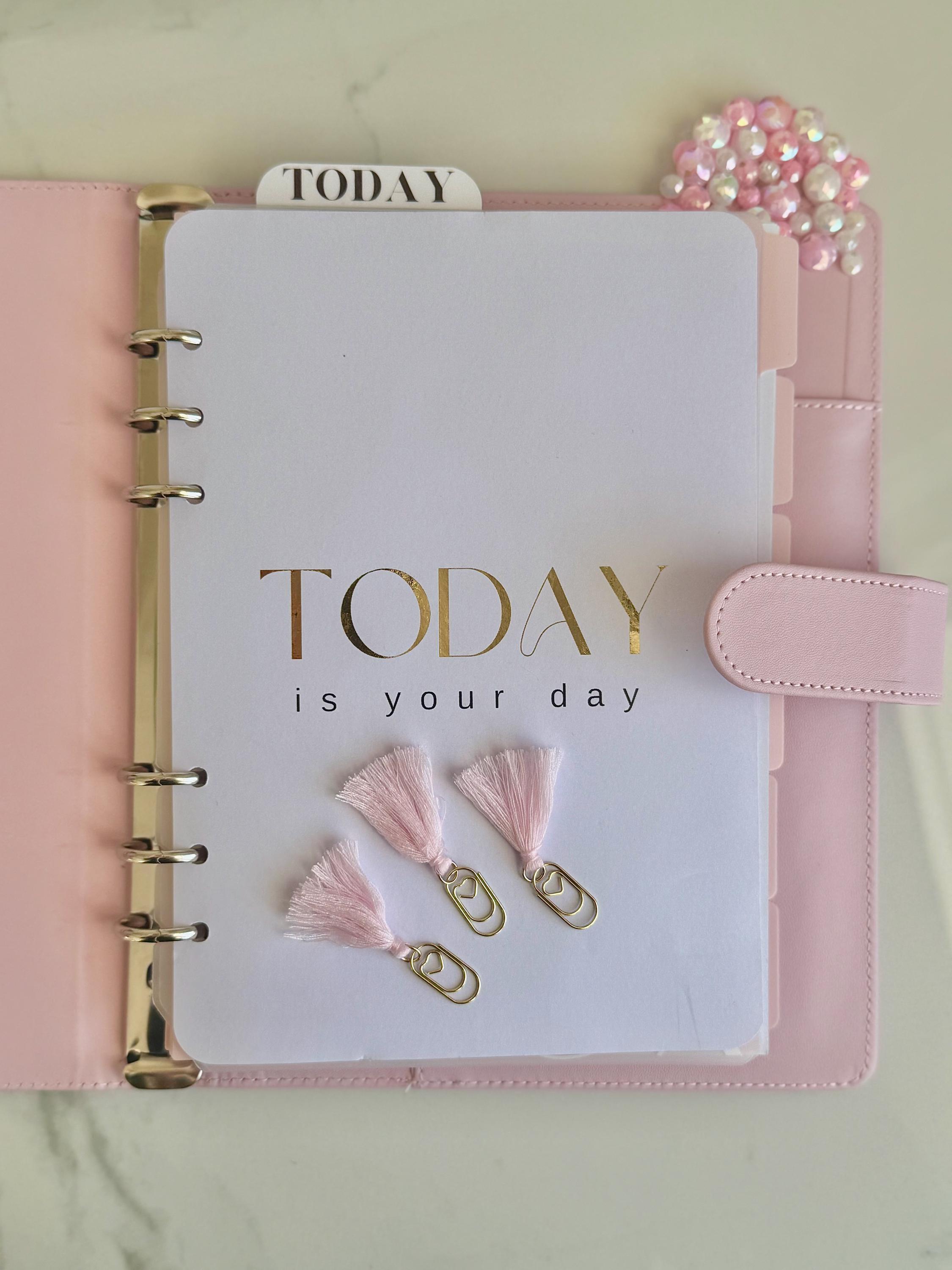 Valentines Mini Gold Paper Clips for Planner Decor for Journal Cute ...