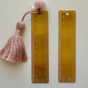 Planner Ruler | Mini Ruler Planning Essential | Bookmark Brass Ruler ...