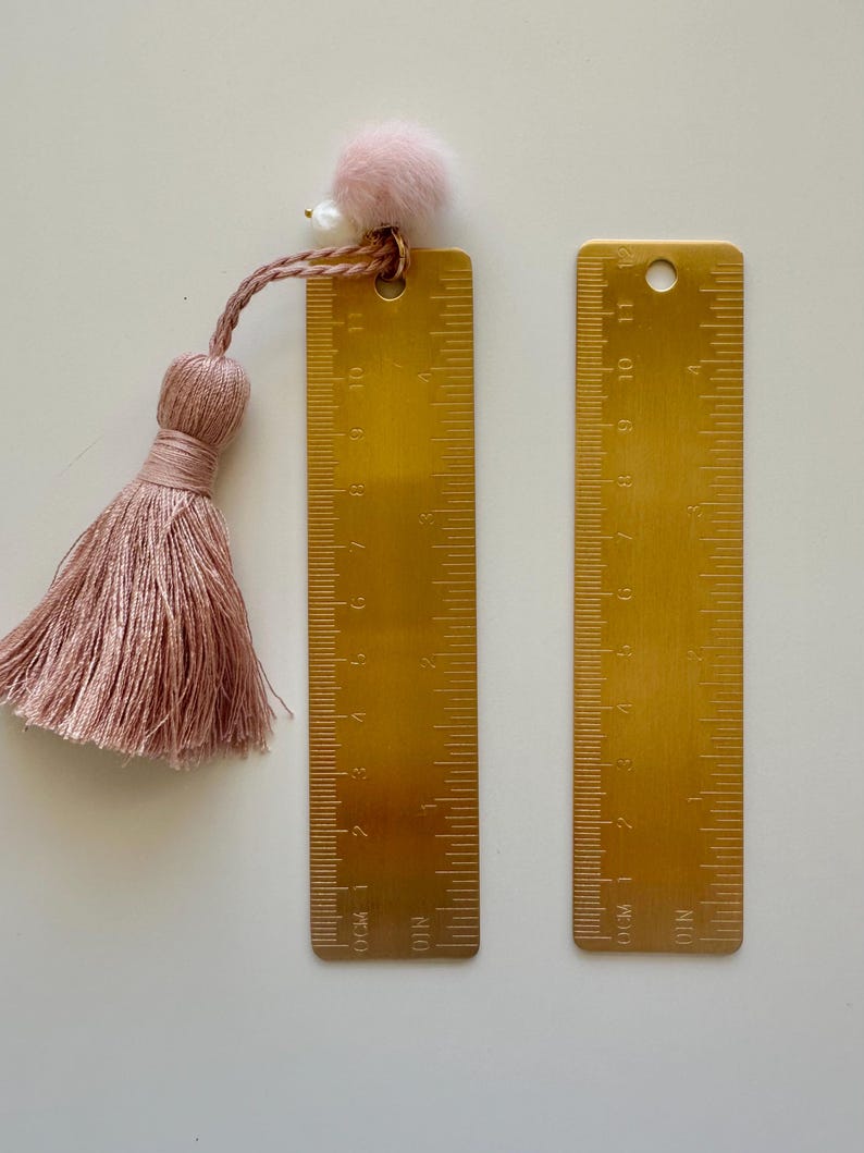 Planner Ruler | Mini Ruler Planning Essential | Bookmark Brass Ruler ...