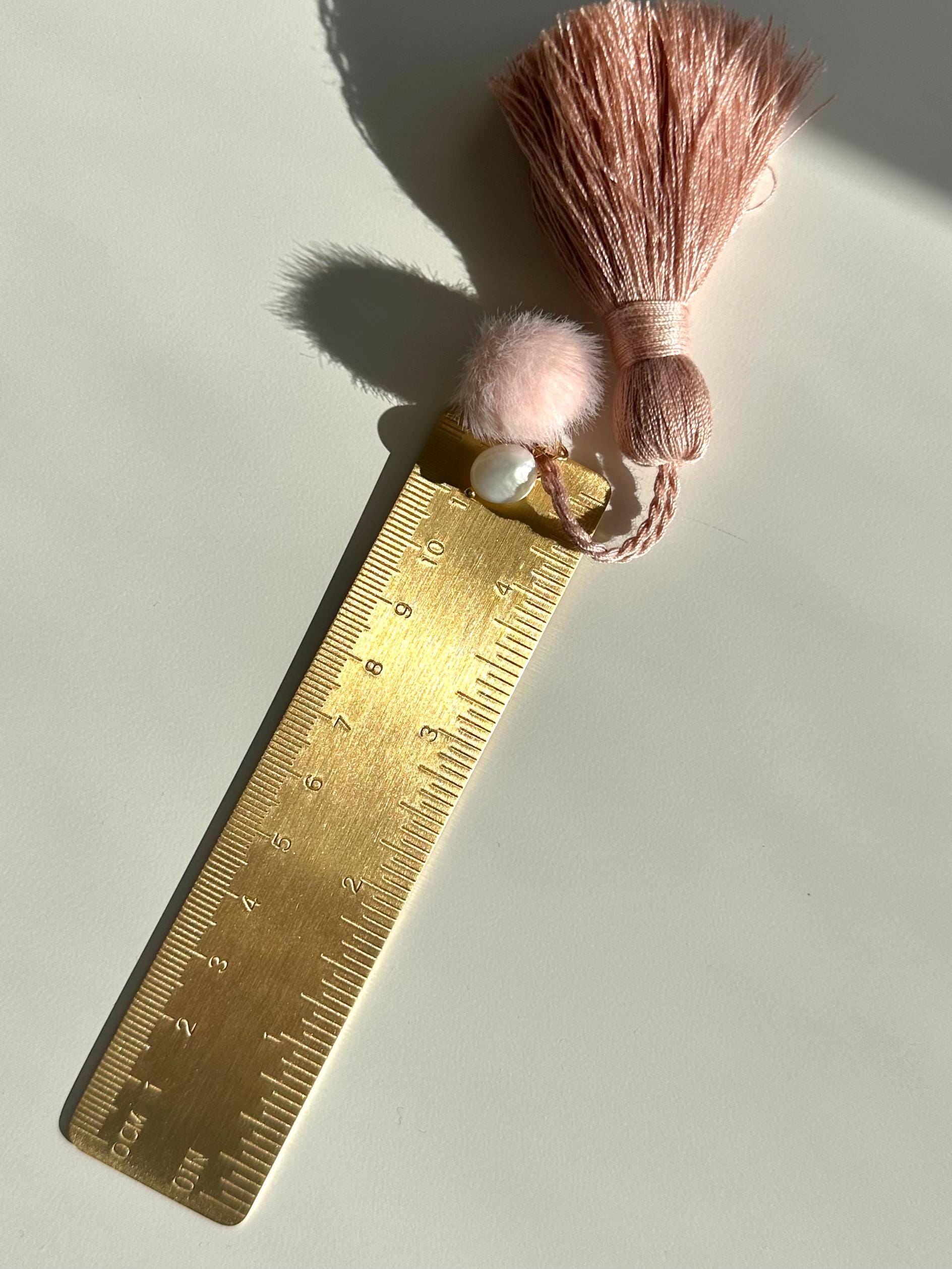 Planner Ruler | Mini Ruler Planning Essential | Bookmark Brass Ruler ...