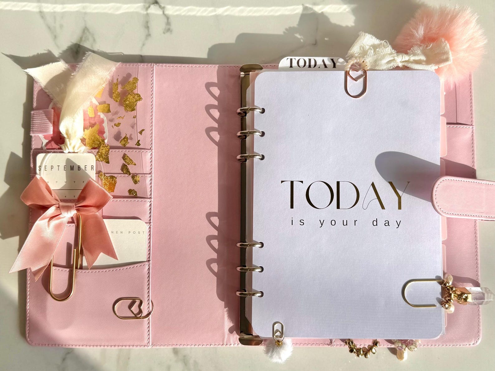 Valentines Mini Gold Paper Clips for Planner Decor for Journal Cute ...