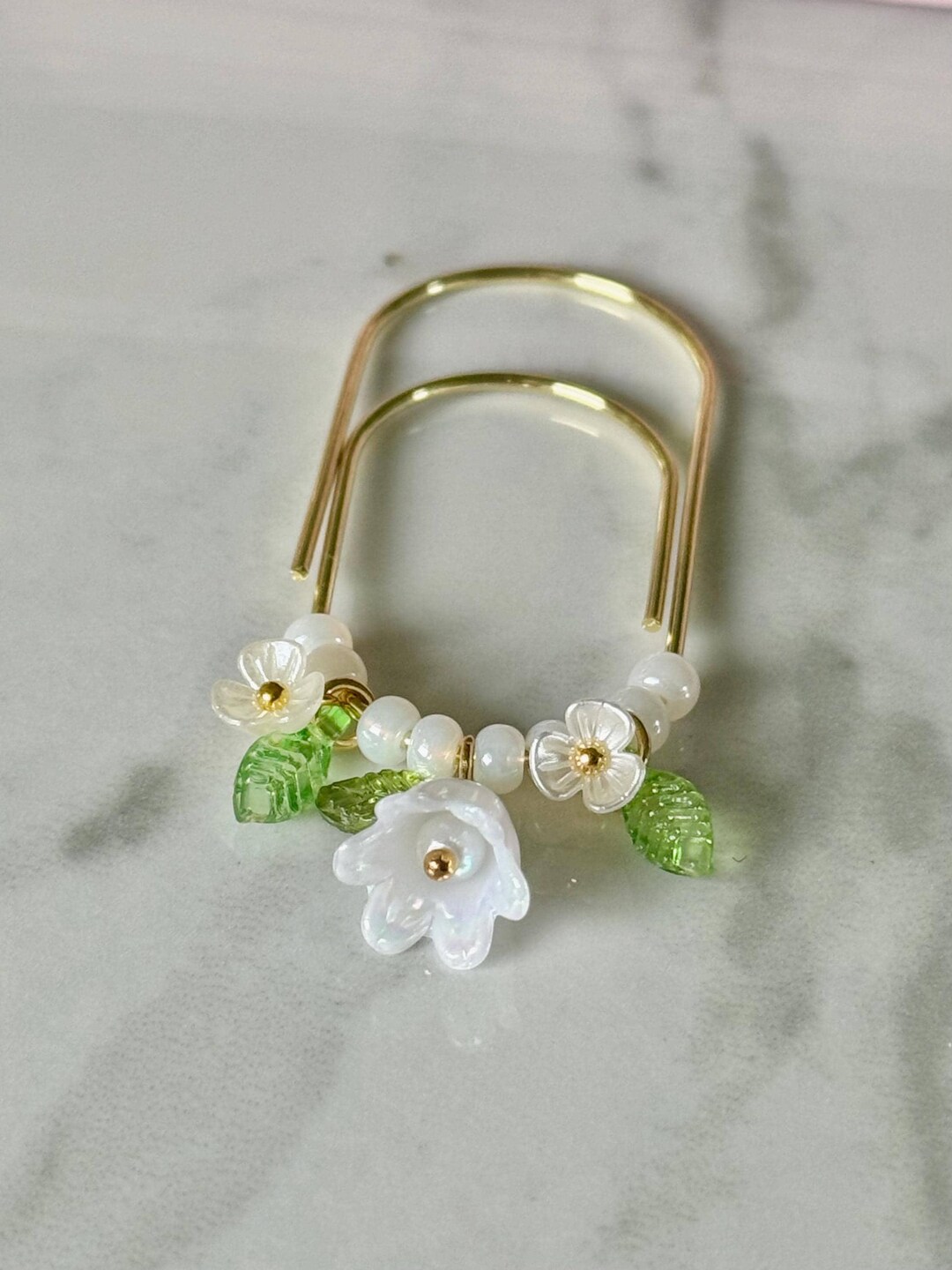 Planner Paper Clip Spring Flowers Bookmark Charm for Journal ...