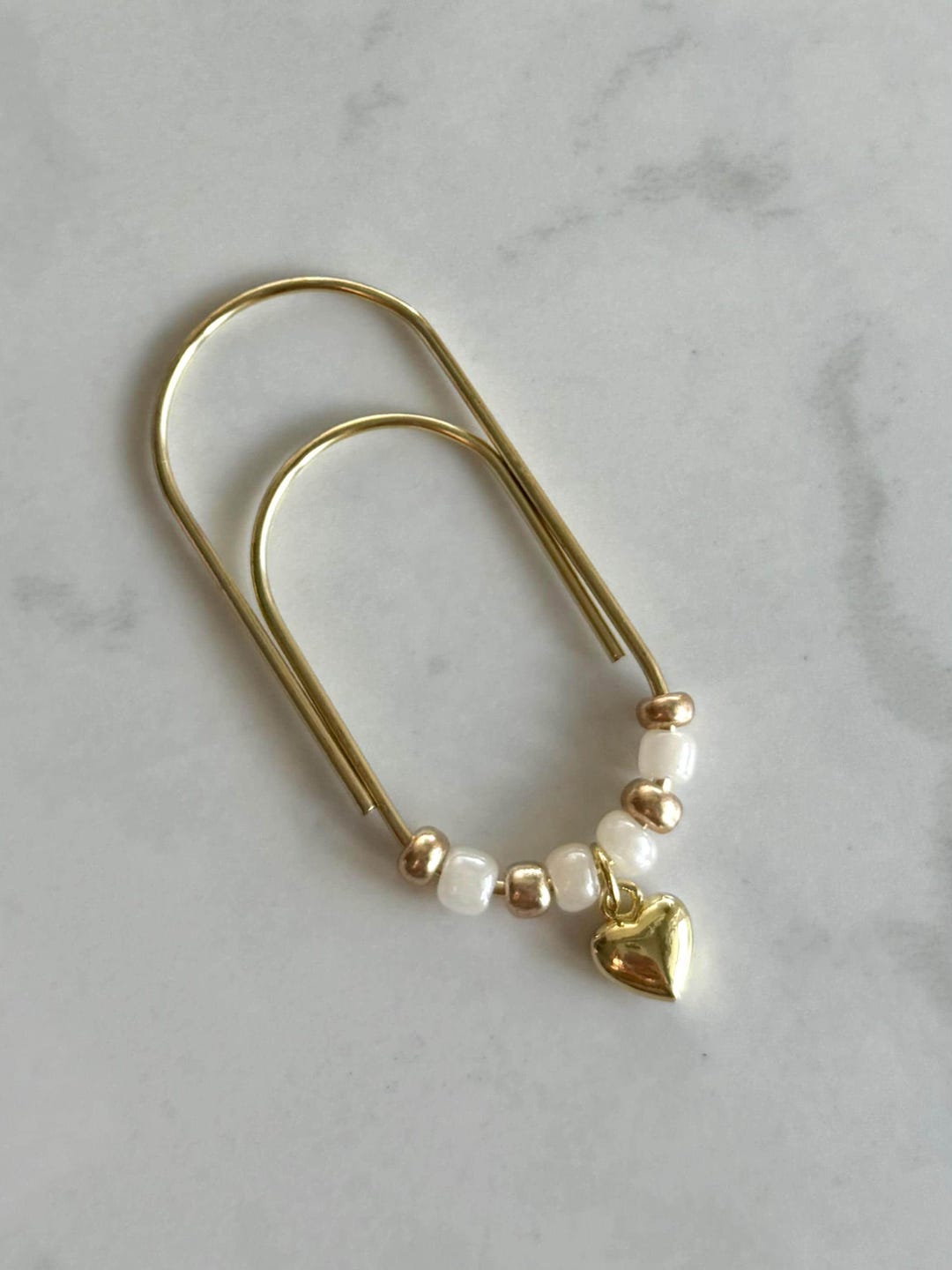 Planner Paper Clip | Gold Plated Heart Bookmark for Journal ...