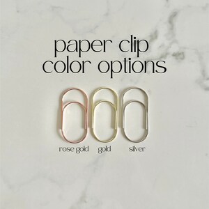 Planner Paper Clip | Beaded Bookmark for Journal | Gold Planner ...