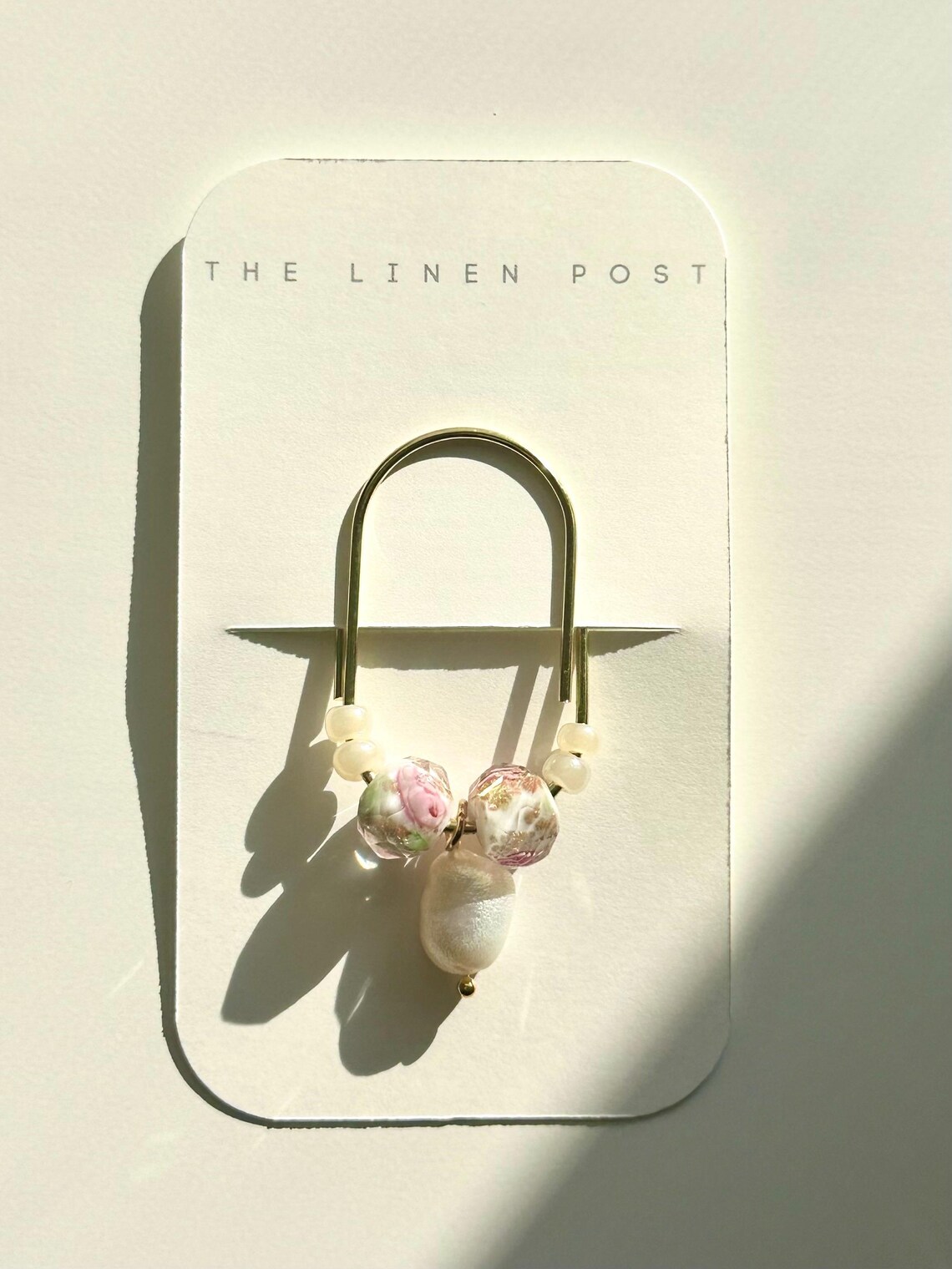 Planner Paper Clip | Gold Pearl Bookmark for Journal | Accessories ...