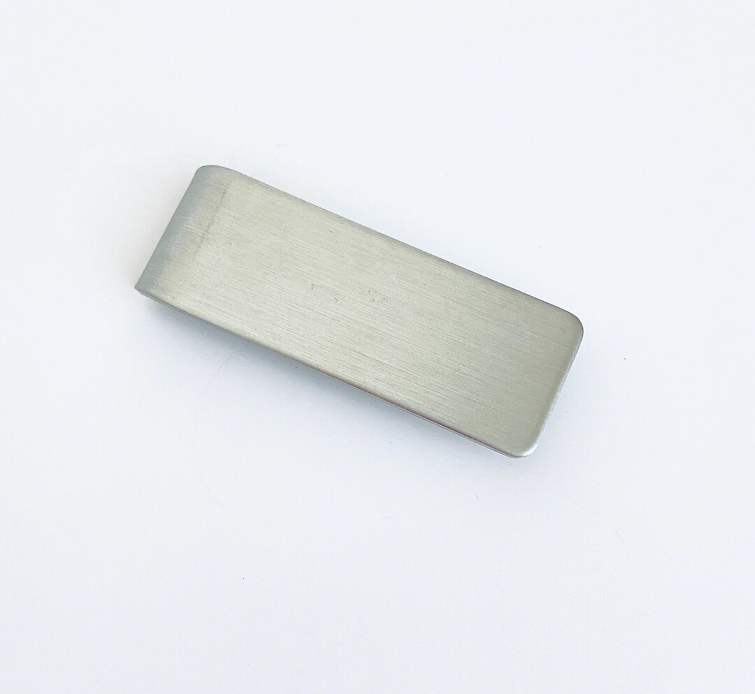 Personalized Money Clip. Custom Engraved Wallet Clip. Minimalist Metal ...