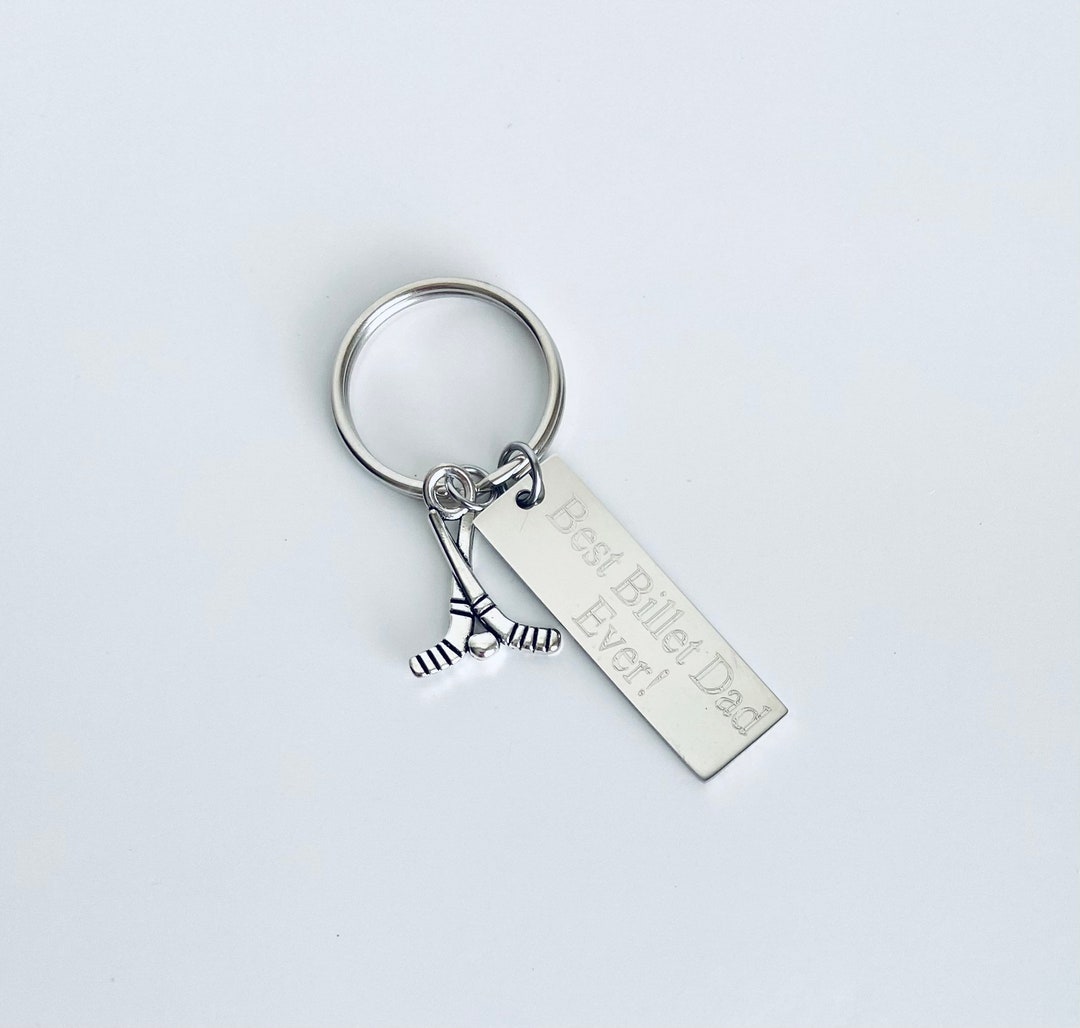 Ice Hockey Key Chain. Personalized Name Key Chain. Hockey Coach Key ...