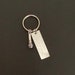 Personalized Microphone Key Chain. Customized Stainless Steel Tag. Name ...