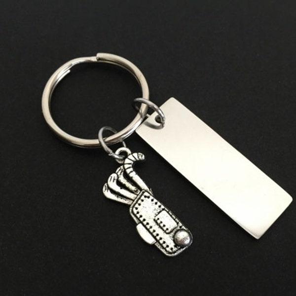 Golf Key Chain - Etsy