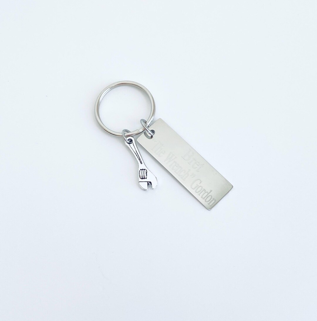Personalized Stainless Steel Key Chain. Customized Name Key Chain ...