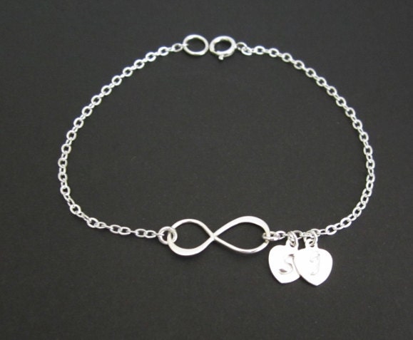 Infinity Bracelet. Personalized Sterling Silver - Etsy