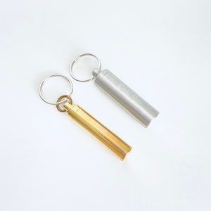 SMALL Personalized Pill Holder Key Chain. Pill Box Key Chain. | Etsy