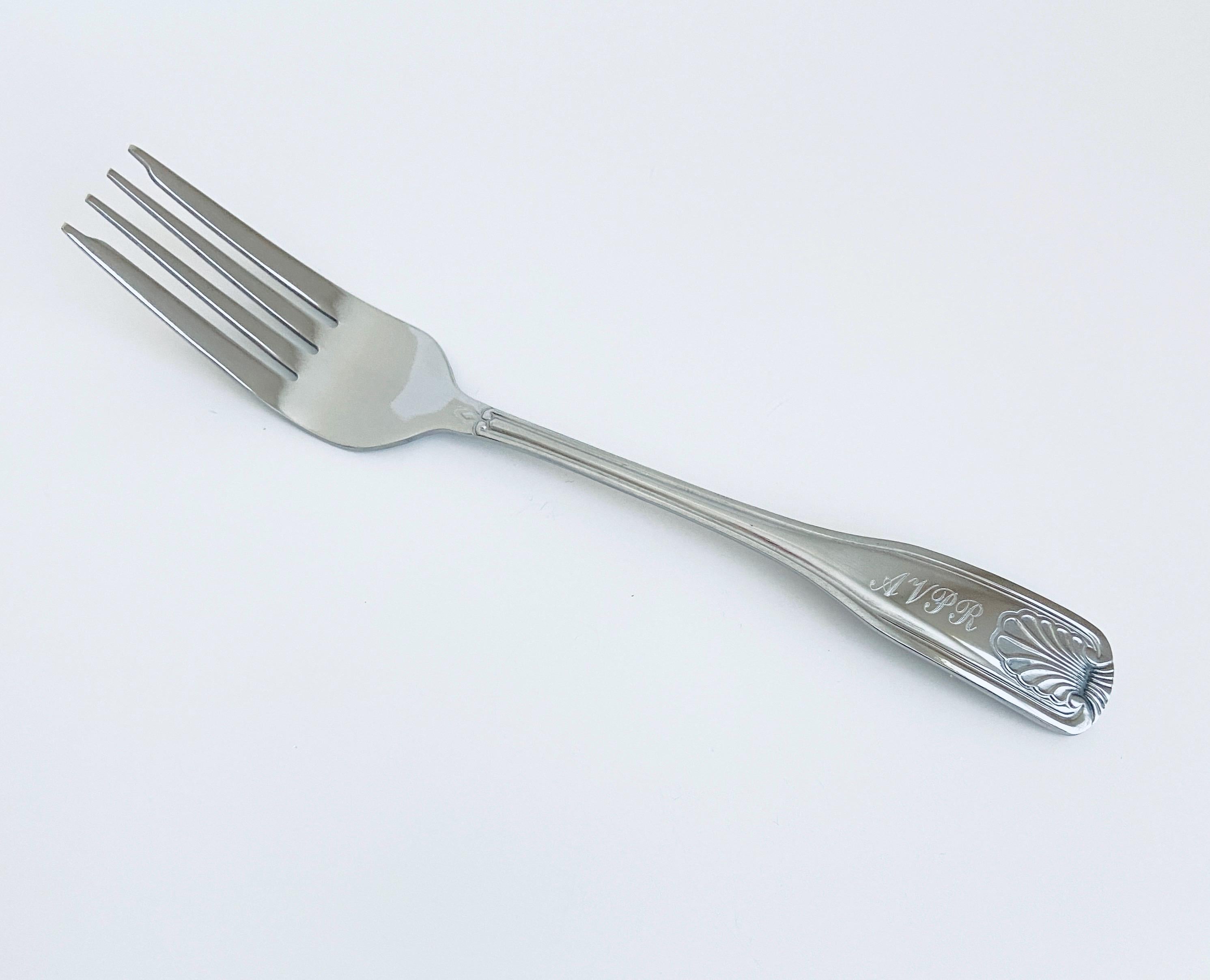 Personalized Stainless Steel Fork. Engraved Fork. Customized Fork ...