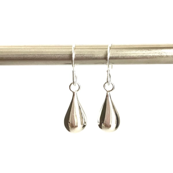 Silver Tear Drop - Etsy