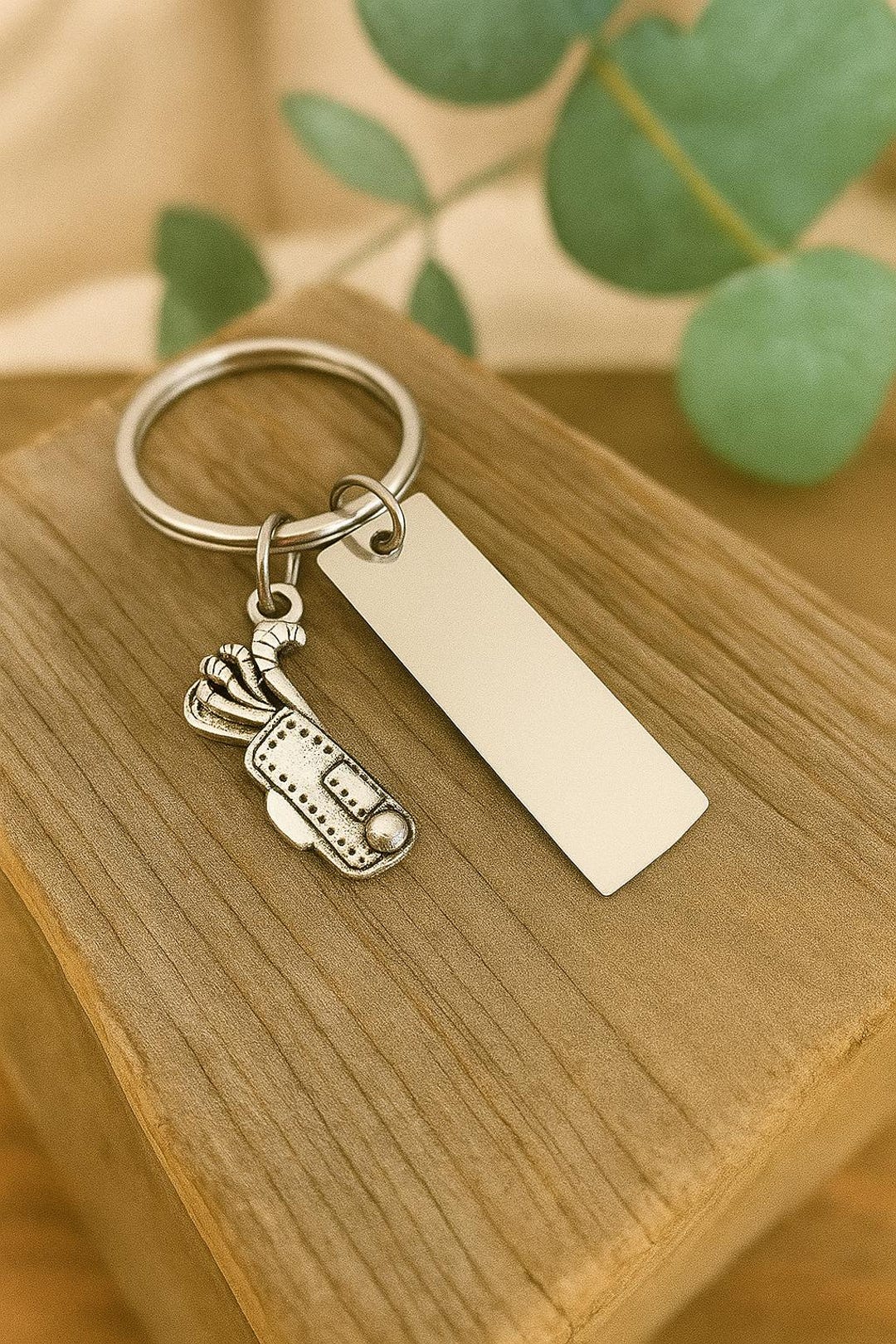 Personalized Golf Key Chain. Customized Golf Club Key Chain. Engraved ...
