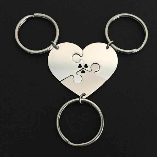 Puzzle Key Chains - Etsy