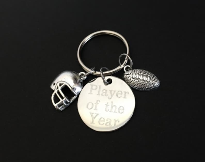 Personalized Football Key Chain. Pewter Football Helmet Key - Etsy