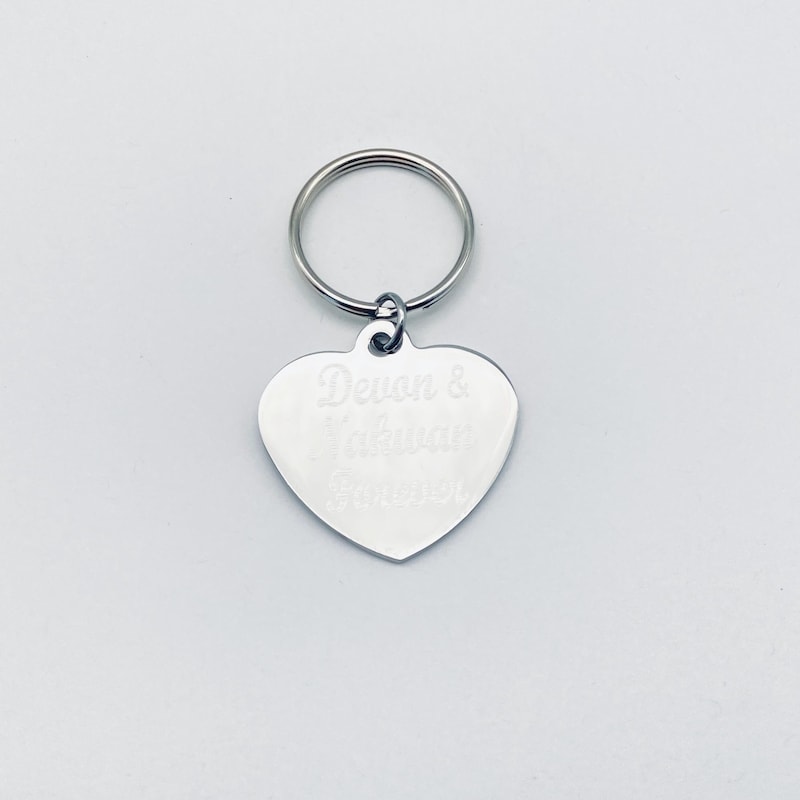 Heart Key Chain - Etsy