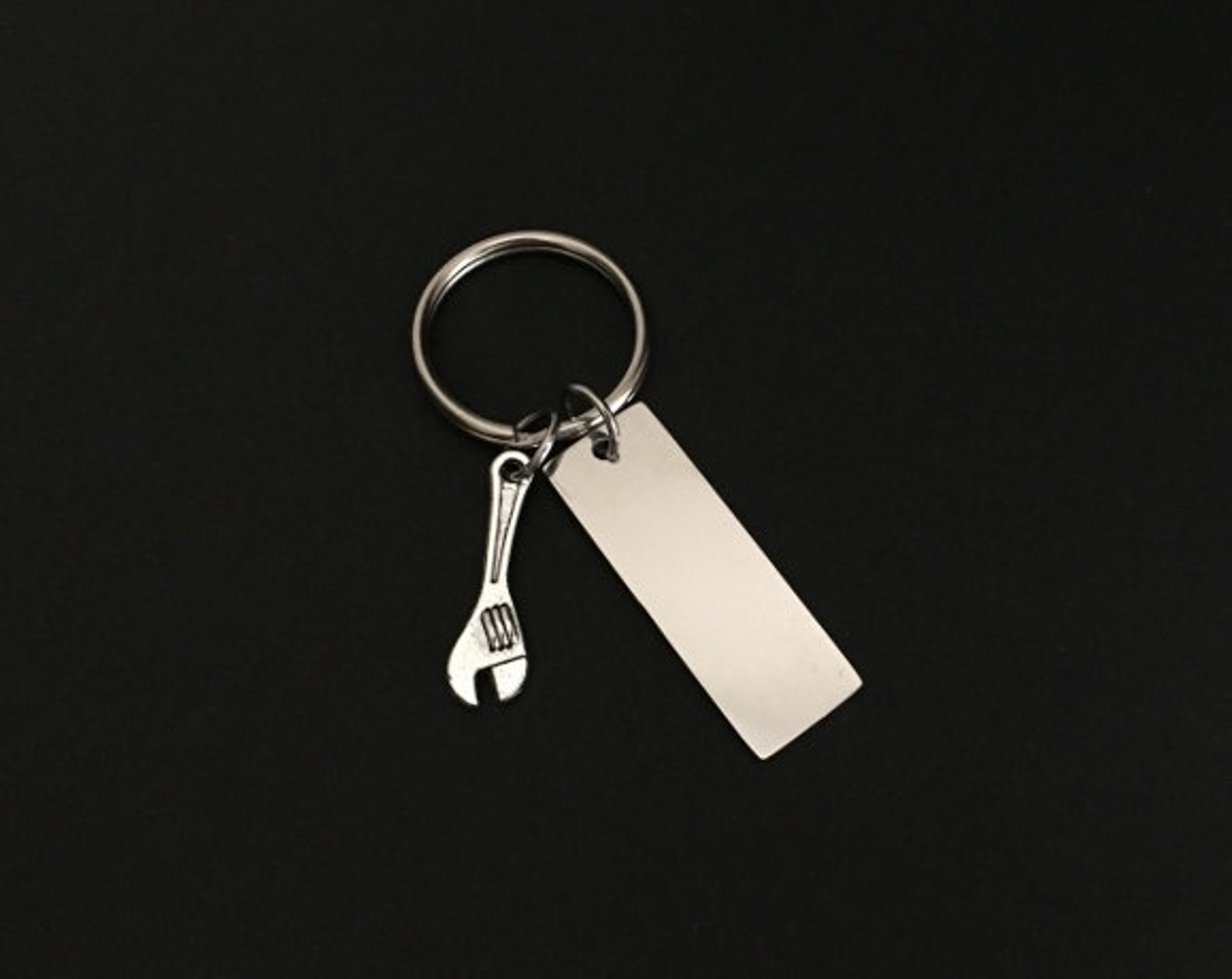 Personalized Stainless Steel Key Chain. Customized Name Key - Etsy