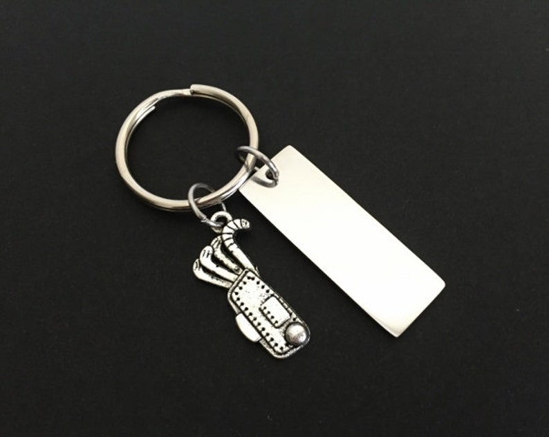 Personalized Golf Key Chain. Customized Golf Club Key Chain. - Etsy