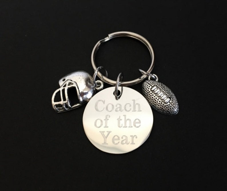 Personalized Football Key Chain. Pewter Football Helmet Key | Etsy