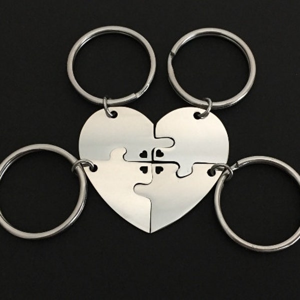 Puzzle Key Chains - Etsy