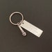 Personalized Microphone Key Chain. Customized Stainless Steel - Etsy