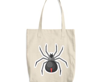 Spider web bag black and red black faux leather spider bag | Etsy